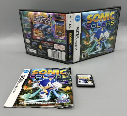 Sonic Colors (Nintendo DS, 2010) CIB Complete with Manual TESTED ...