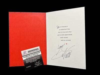 GREG THE HAMMER VALENTINE SIGNED AUTOGRAPH VALENTINE'S DAY CARD GIFT #2 ...
