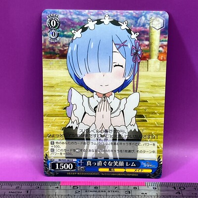 Rem - Re:Zero Weiss Schwarz RZ/S55-063 R TCG Trading Card Japanese #379 ...