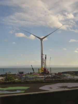 Photo 6x4 Wind turbine construction, Fife Energy Park Buckhaven c2013 ...