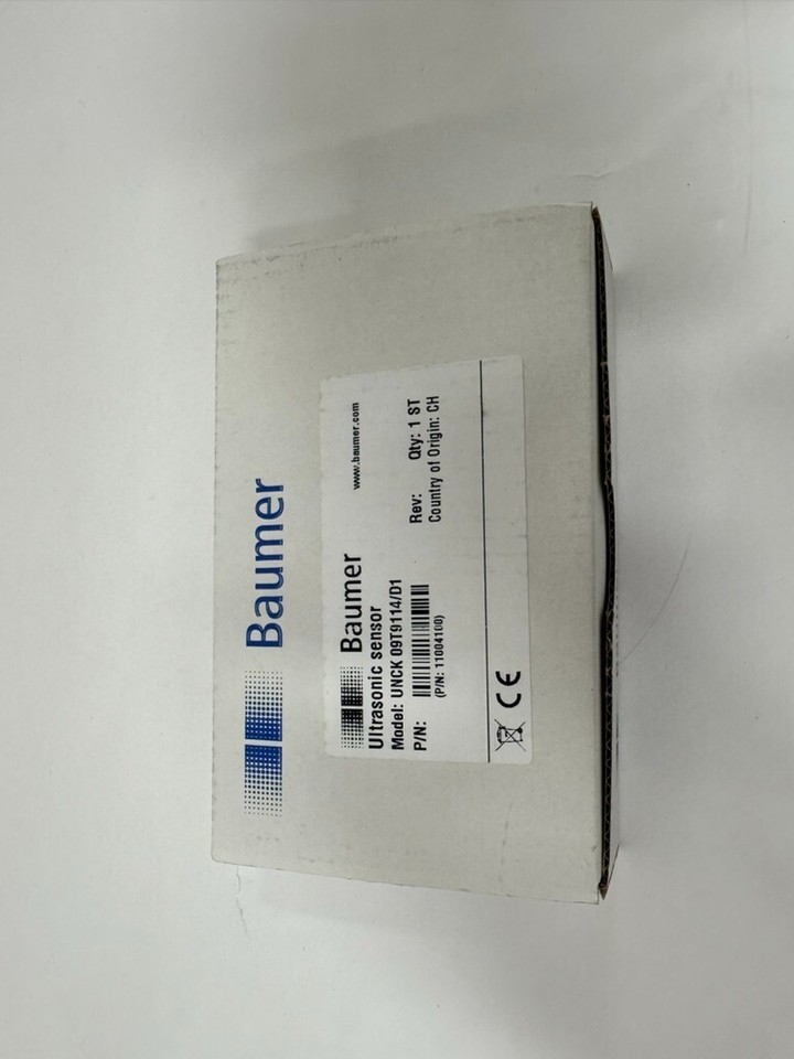 Baumer Ultrasonic Distance Measuring Sensor with RS232 - UNCK 09T9114 ...