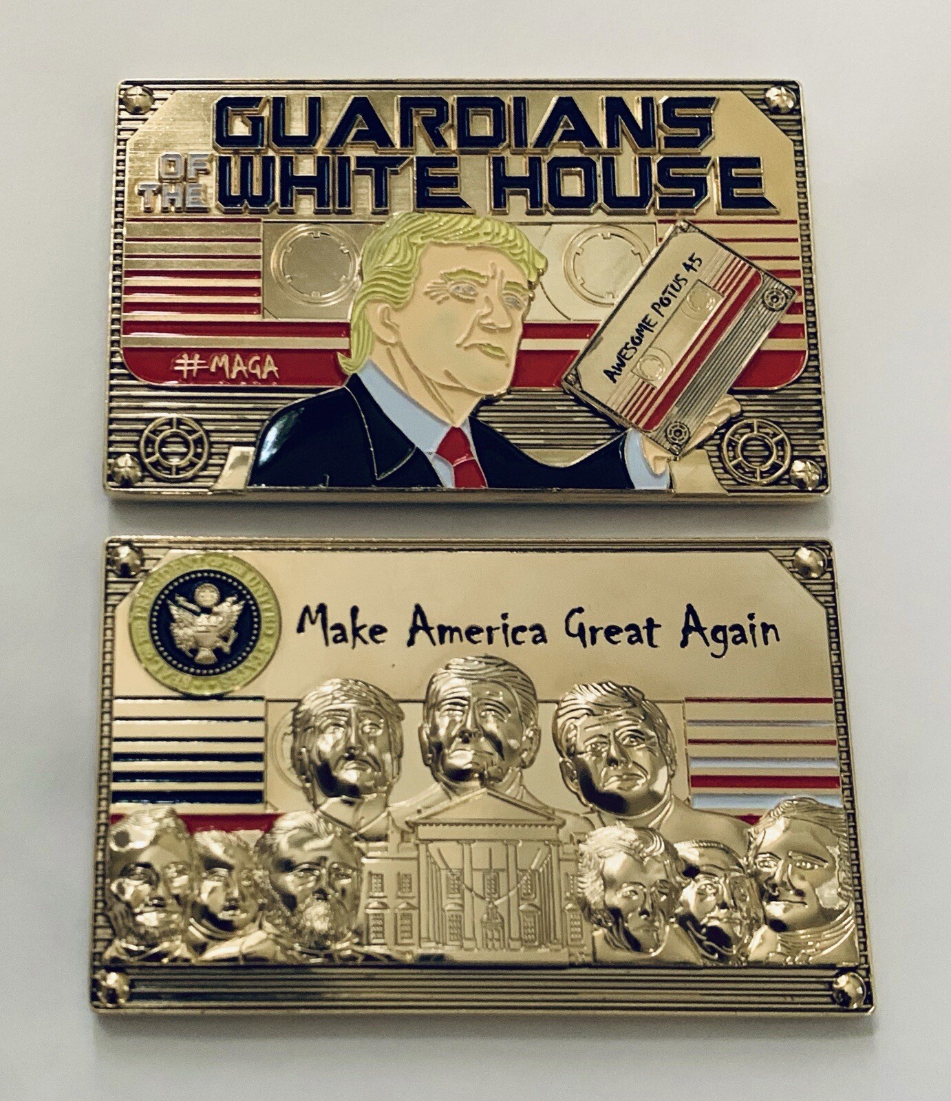 President Trump Guardians Galaxy White House Navy CPO Chief Challenge ...