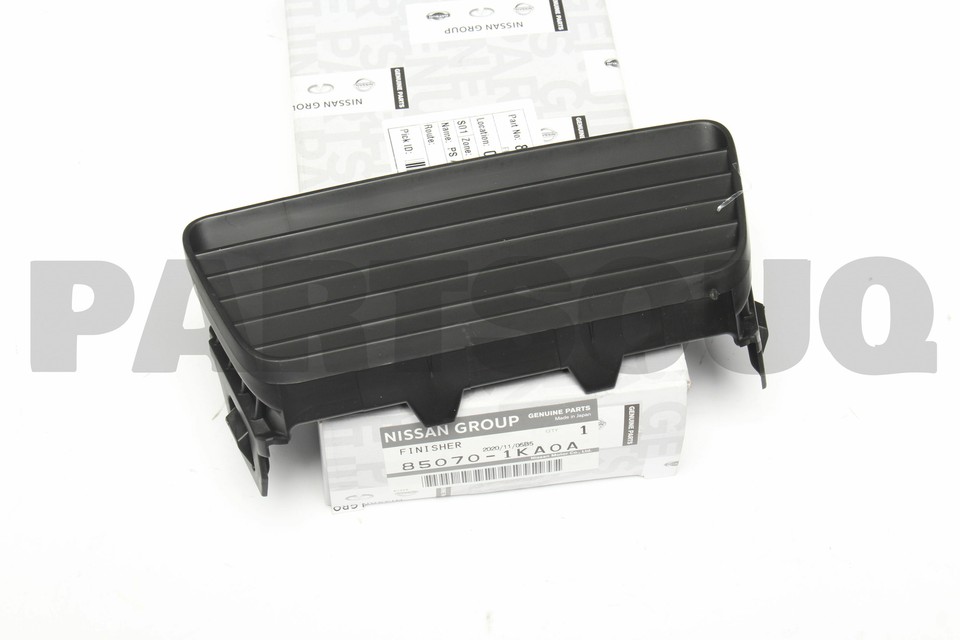 850701KA0A Genuine Nissan Rear Bumper Center Finisher FINISHER-REAR ...
