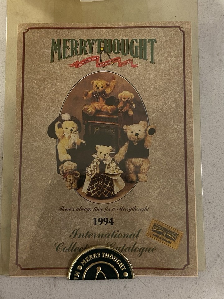 MERRYTHOUGHT IRONBRIDGE CASHMERE LIMITED EDITION FULLY JOINTED 9" BEAR ...
