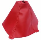 Red Real Leather Manual Shift Boot For 08-14 Dodge Challenger | eBay