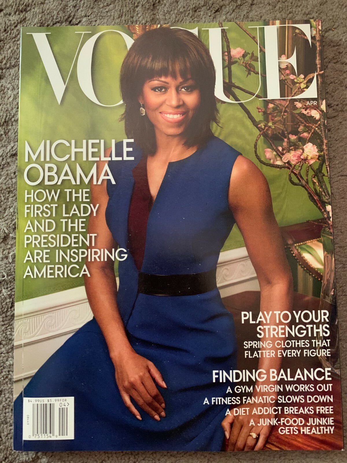 Vogue April 2013 Michelle Obama First Lady and President Inspiring ...