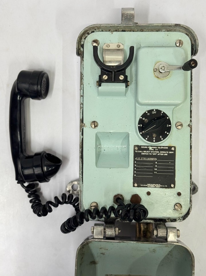 Made in England by Sound Powered Telephone Main Engine Chief Engineer ...