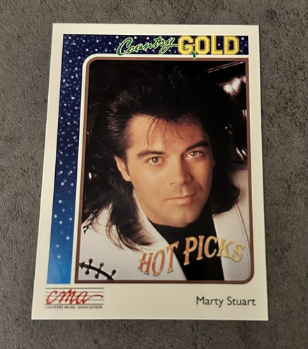 Marty Stuart Country Gold Sterling Premier Edition 1992 Trading Card No ...