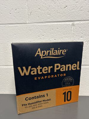 Genuine AprilAire Water Panel Evaporator Filter Humidifier Stock No. 10 ...