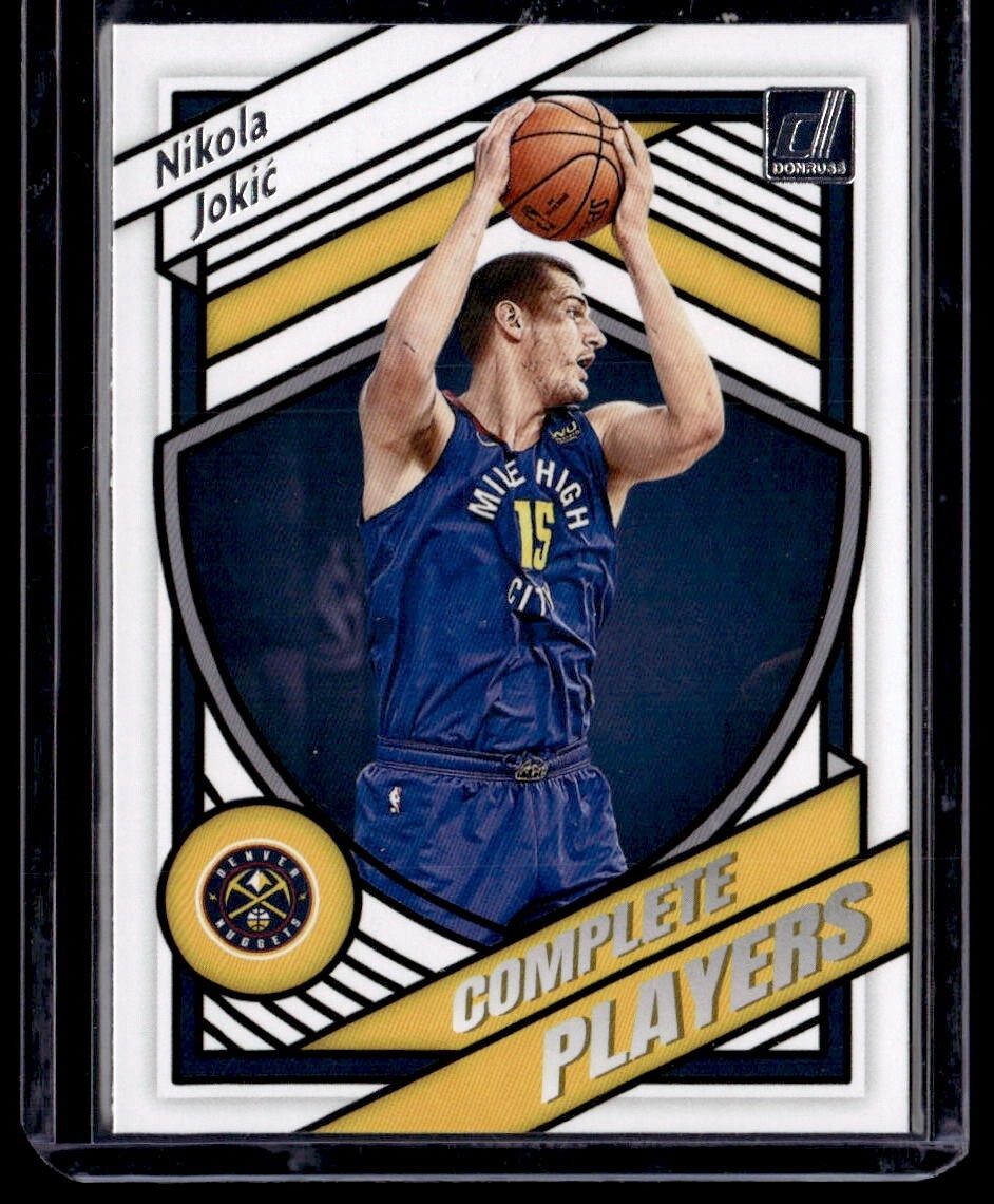 2020-21 Panini Donruss Nikola Jokic Complete Players #20 Denver Nuggets ...
