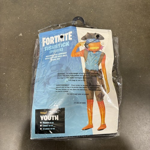 Spirit Halloween Boy's Fortnite Fishstick (Pirate) Multicolor Size ...