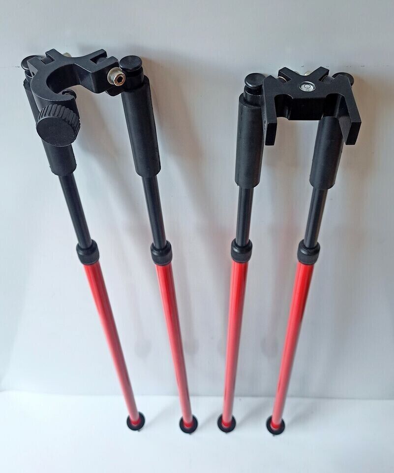 Thumb Release Bipod for Prism Pole Grade Rod Total Stations GPS GNSS ...