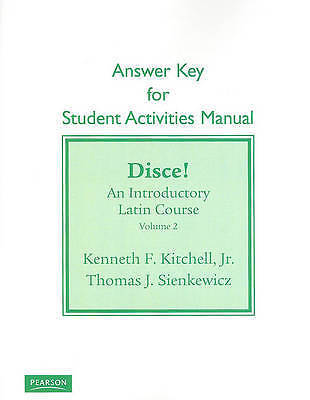 Student Activities Manual Answer Key for Disce! An Introductory Latin ...