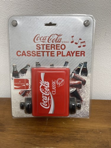 VTG 1989 Coca Cola Stereo Cassette Player w/ Headphones SEALED RARE ...