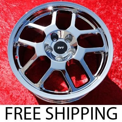 SET OF 4 CHROME 18" FORD MUSTANG SHELBY GT500 OEM FACTORY WHEELS RIMS ...
