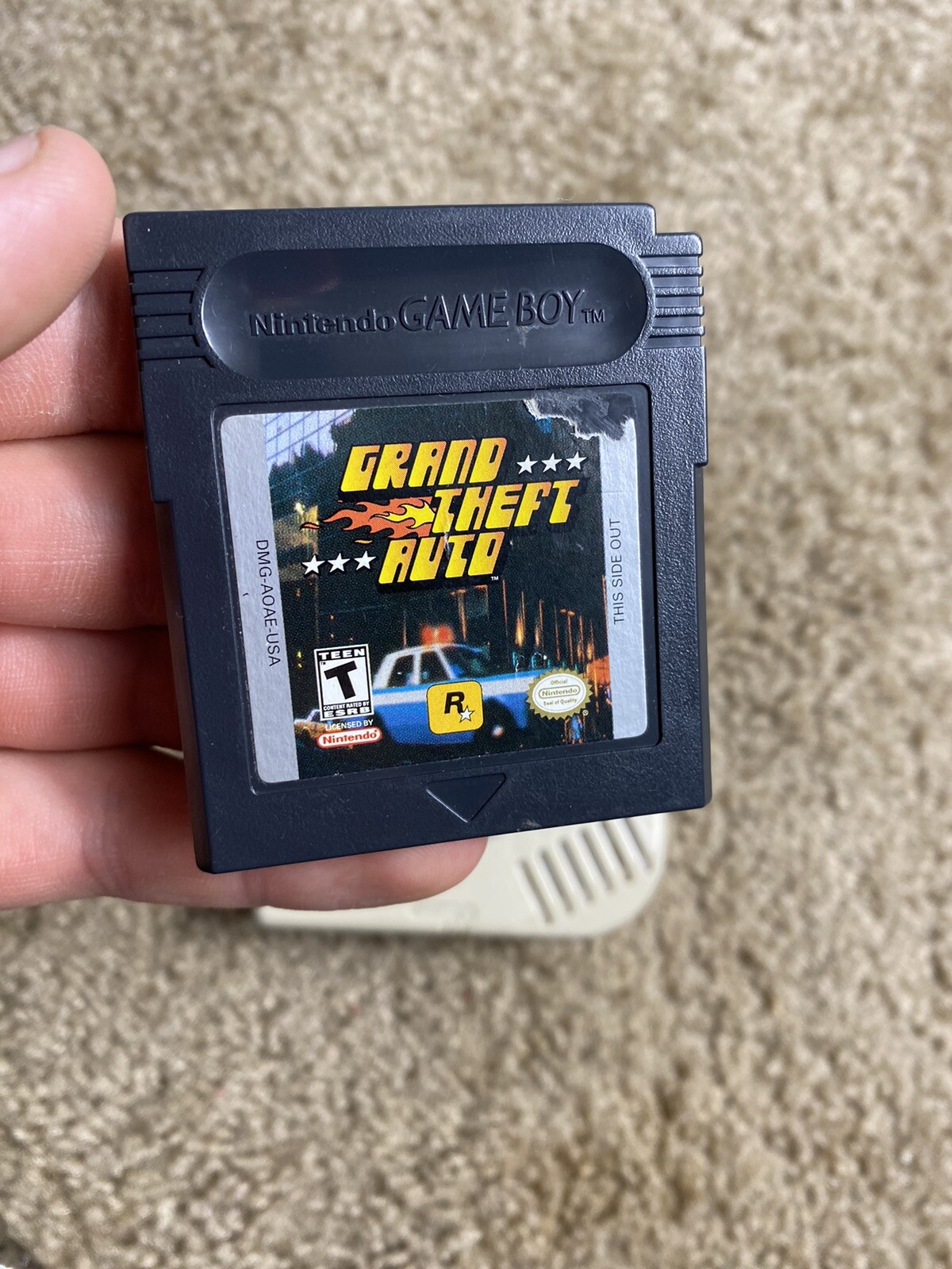 Grand Theft Auto GTA Nintendo Game Boy Color Authentic Saves ...