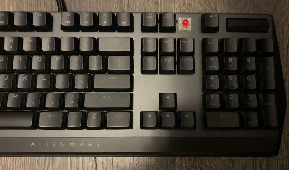 Alienware AW510K BLACK BACKLIT GAMING KEYBOARD KEYCAPS KEYS (AW510K) | eBay