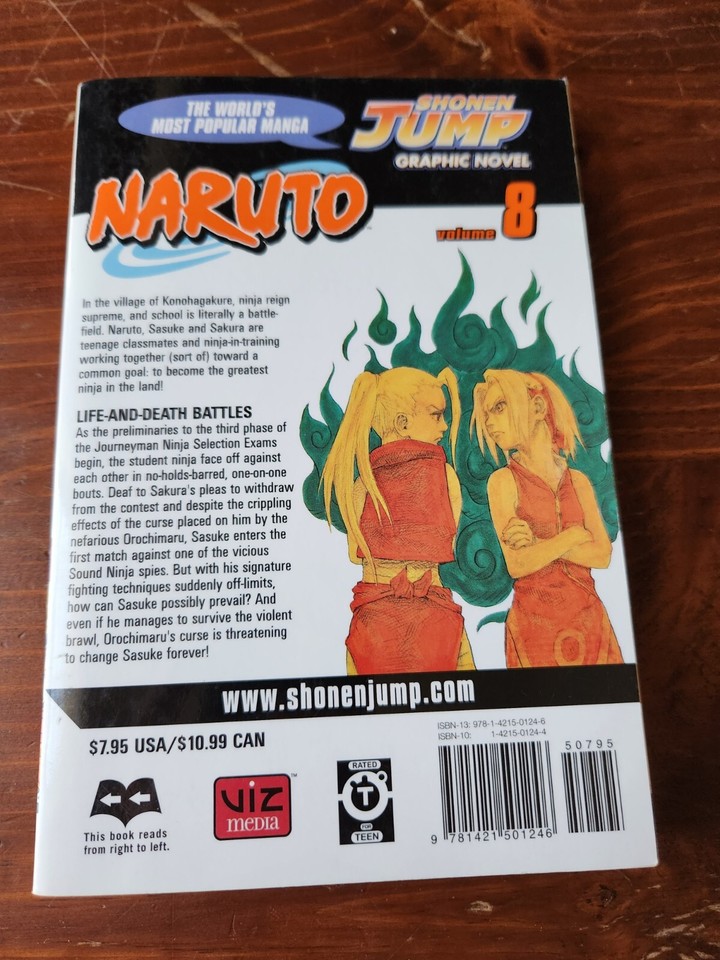 Naruto Volume 8 | eBay