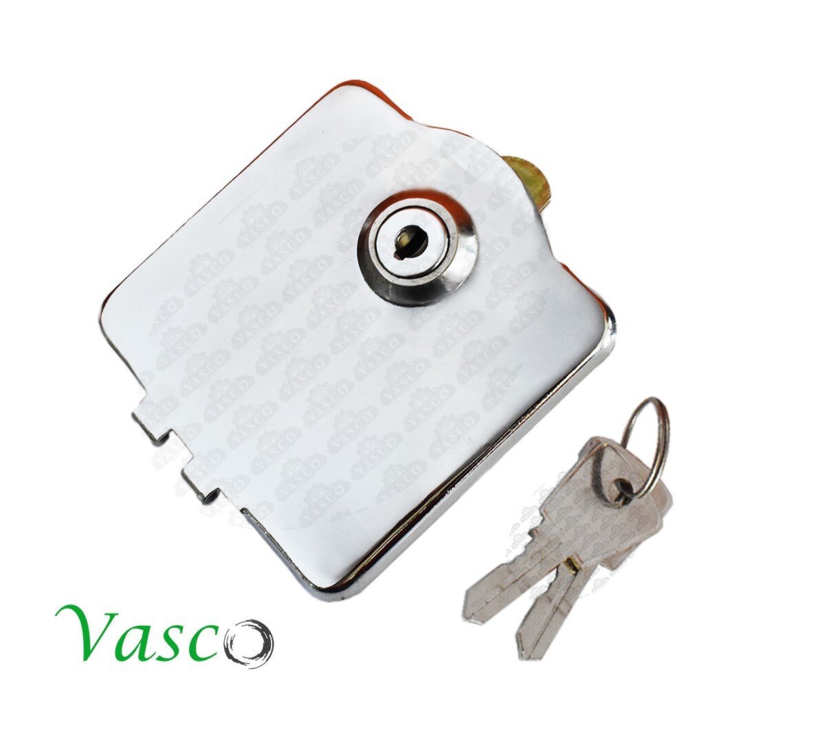 Lambretta Li Series Flip Top/Lid Lock/ Fuel Tank Lock Chromed With 2 ...