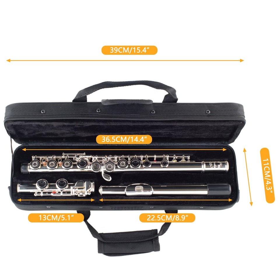 Waterproof Flute Case Lightweight Oxford Cloth for 16 Hole Flute with ...