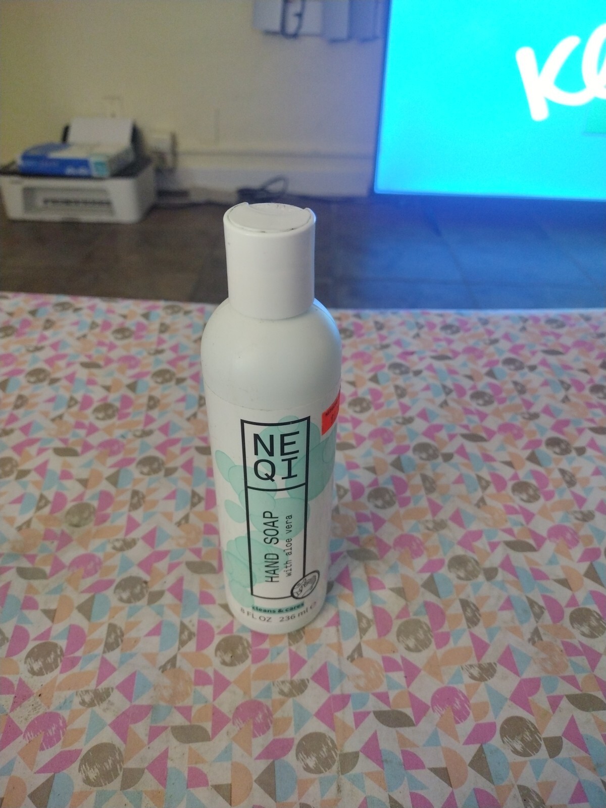 1 NEQI Hand Soap With Aloe Vera 8oz Bottle Brand New! Vegan. Paraben ...