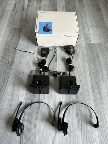 Plantronics CS540 With 2 Headband Wireless Convertible Headset | eBay