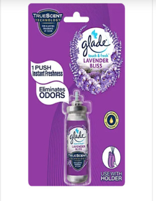 Glade Touch 'n' Fresh Wild Lavender Refill Aérosol 12 ml lot de 2 ...