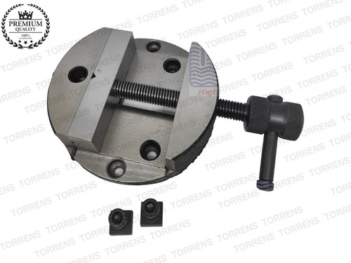 Round Vise 3" Inch 100 mm With V - Grooves Jaw For Rotary Table ...