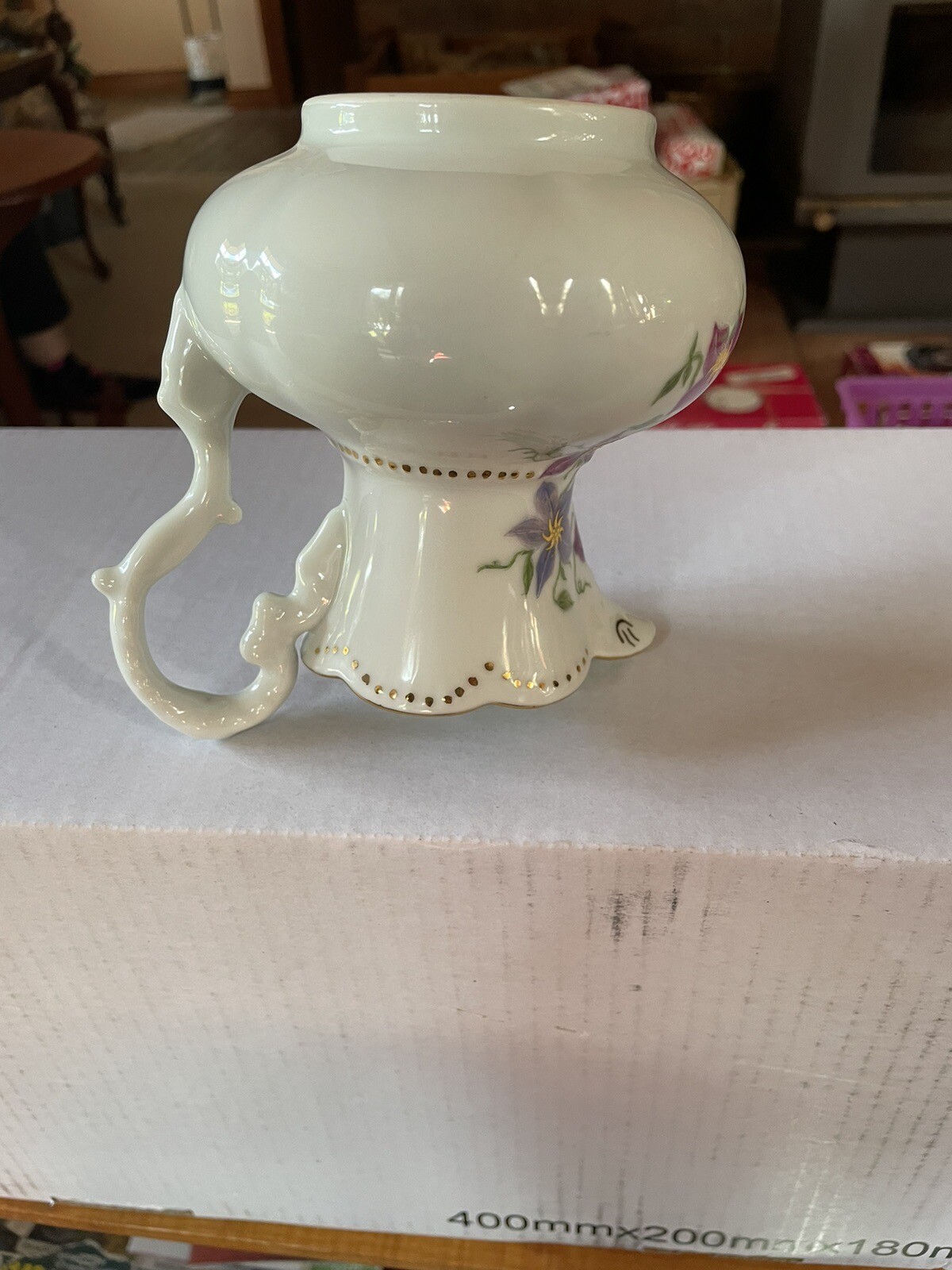 Vintage Flowery Jug Hand painted Kate Campbell Around 1982 | eBay