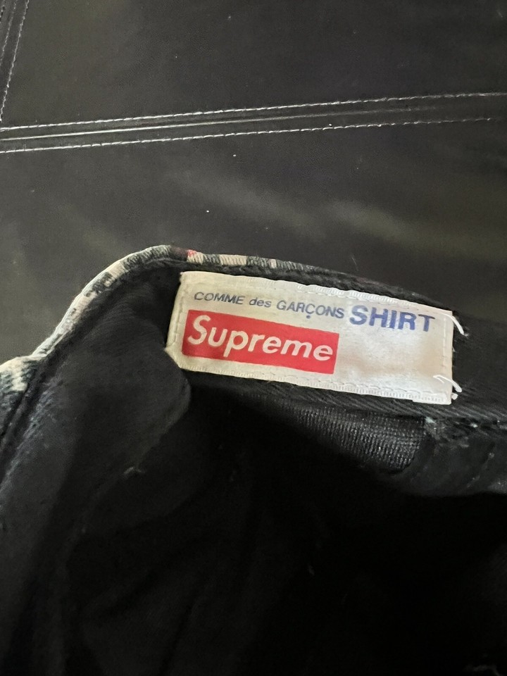 Supreme CDG Comme des Garçons Red S/S 2012 Camp Cap 5 Panel Hat ...