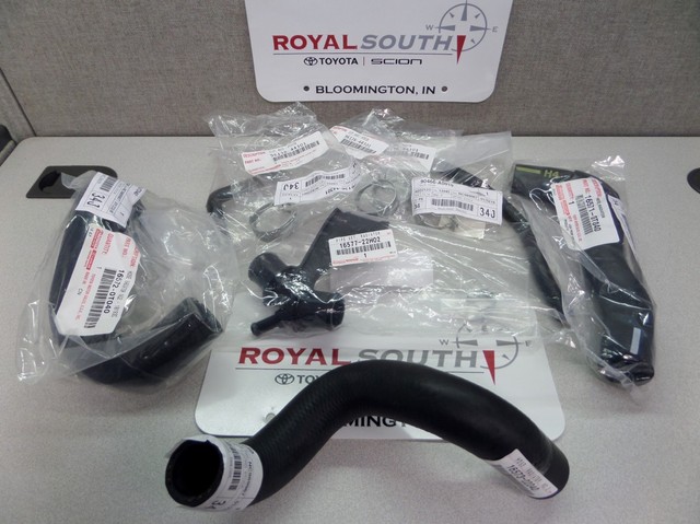Toyota Corolla 09-12 Radiator Pipe & Hose Kit 2AZFE Genuine OE OEM | eBay