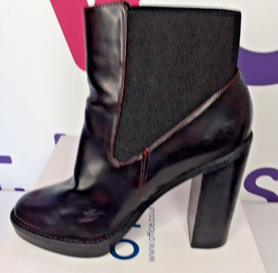 Office Imogen High cut Chelsea Boots Size 6/39Worn in burgandy worn ...