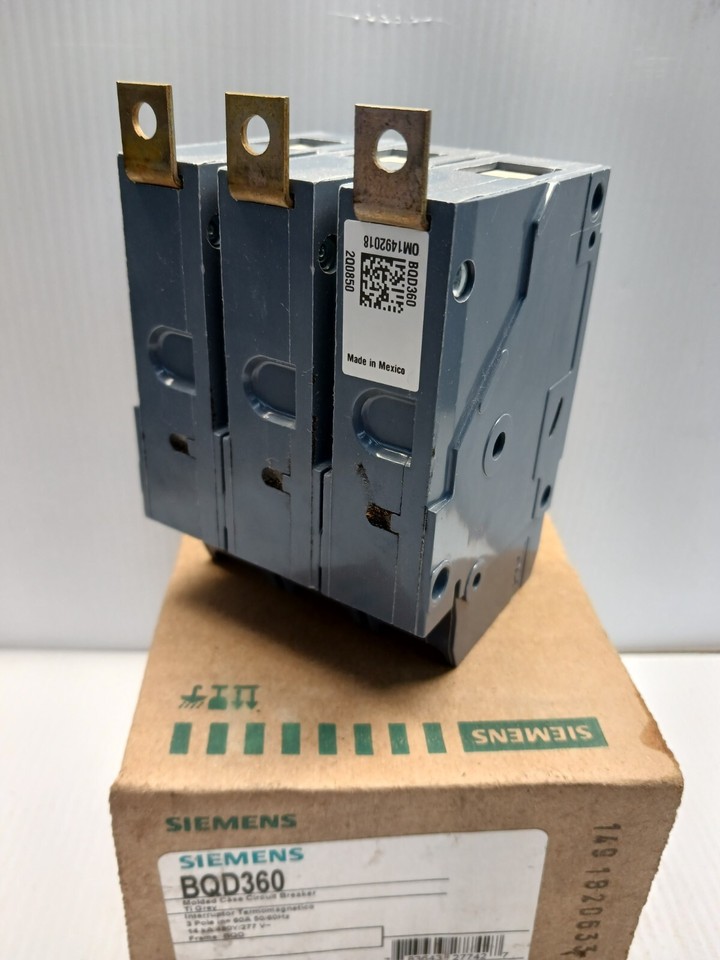 New Siemens BQD360 60 Amp Circuit Breaker 480y/277 Vac | eBay