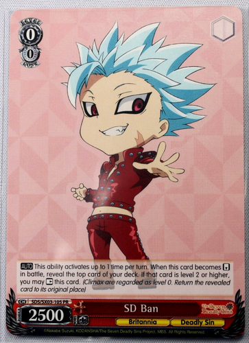 SD Ban SDS/SX03-105 PR (Promo) Weiss Schwarz T.S.D.S NEW | eBay