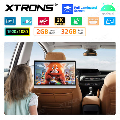 13.3'' Android Car Headrest Monitor 32GB HD Touch Screen Backseat TV ...