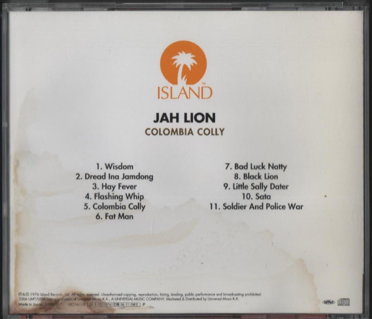 Jah Lion - Colombia Colly (CD, Album, RE) | eBay UK