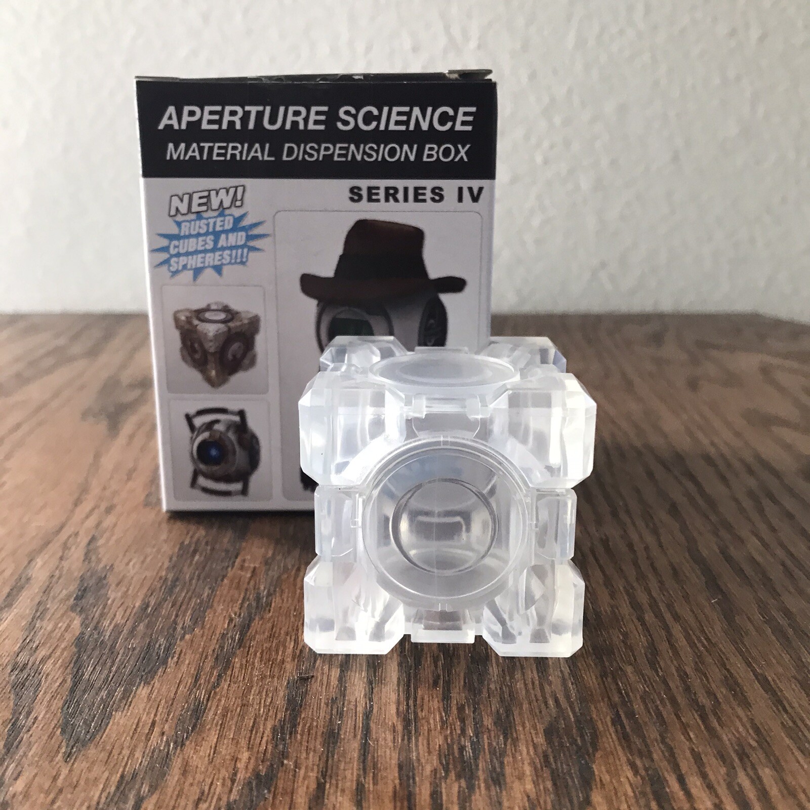Portal 2 Series IV Invisible Weighted Storage Cube in Excellent ...