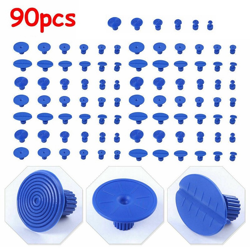 90 Pcs Puller Tabs Paintless Dent Repair Tabs Glue Pulling Tabs Kit for ...