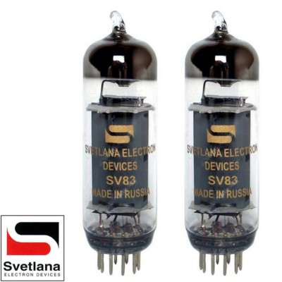 Brand New Plate Current Matched Pair 2x Svetlana SV83 / 6P15P Vacuum ...
