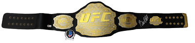BULLET VALENTINA SHEVCHENKO SIGNED UFC CHAMPIONSHIP BELT BECKETT BAS ...