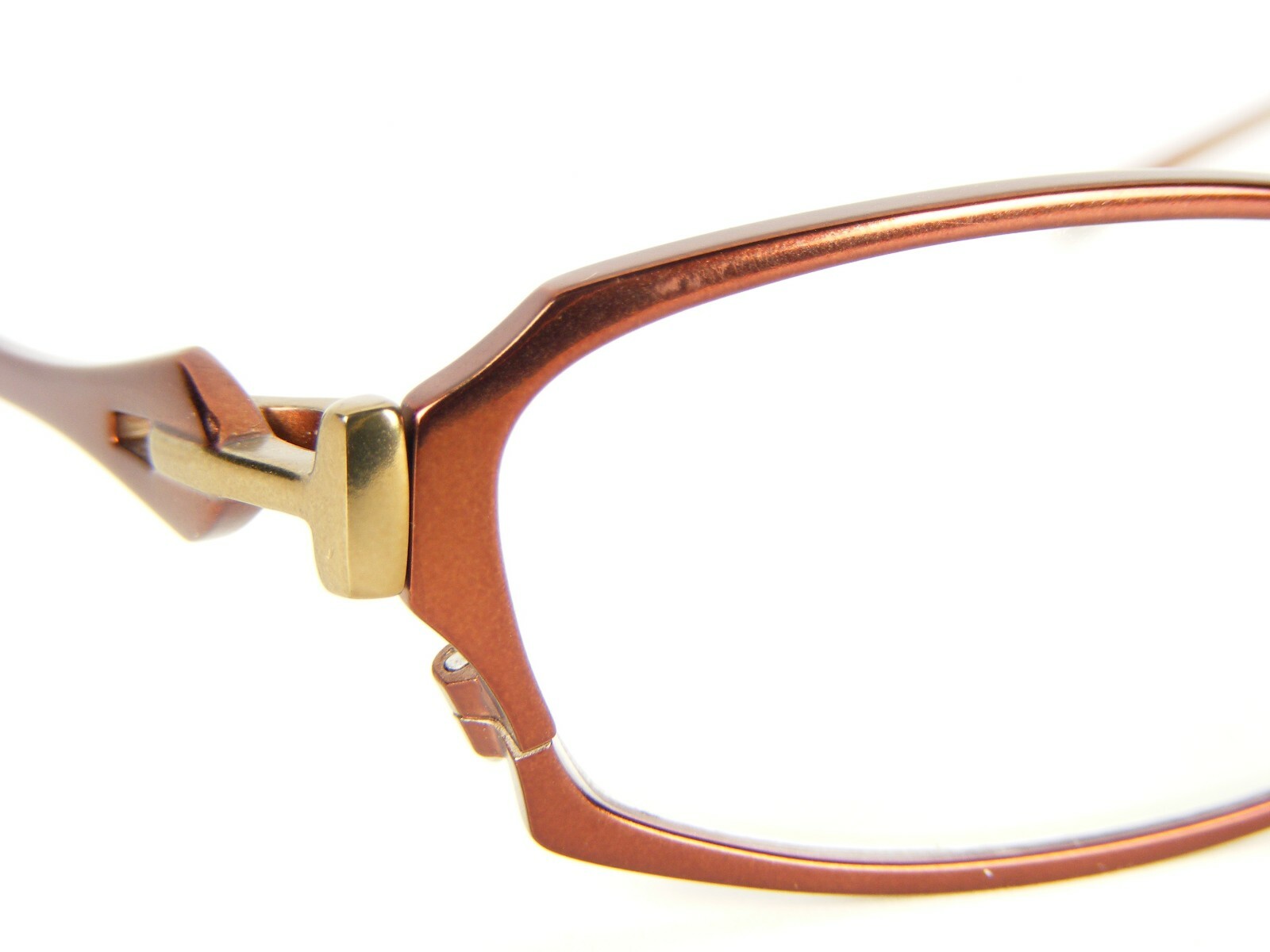 OGI TITANIUM 5214 COL. 1128 BRONZE EYEGLASSES GLASSES FRAME 48-17-138mm ...
