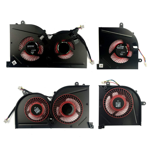 CPU + GPU Cooling Fan for MSI GS63 GS63VR 6RF 6RF-001US 7RF 7RF-212UK ...