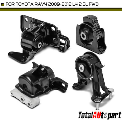 4pcs Automatic Transmisson Engine Motor Mount for Toyota RAV4 2009-2012 ...