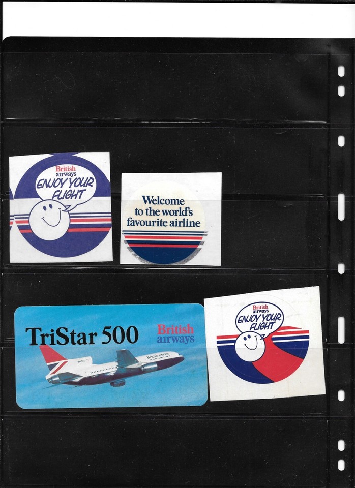 Vintage Airline Luggage Label Stickers 10 for $10 All British Airways ...