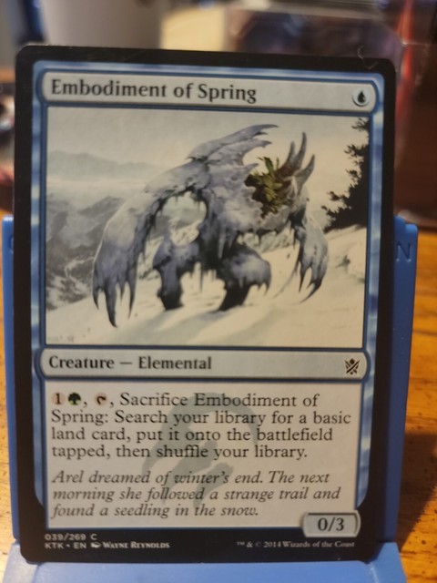 MTG Embodiment of Spring Khans of Tarkir 039/269 Regular Common for ...