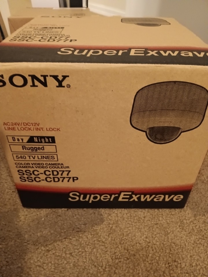 SONY Day/Night Rugged Color Video Camera SSC-CD77/P Super Exwave | eBay