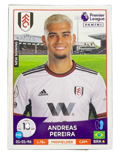 Panini Premier League 2023 - # 270 - ANDREAS PEREIRA - Fulham | eBay UK
