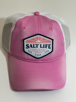 605- NWT SALT LIFE Hat Cap Visor Fishing Sports Golf NEW Fish/Dive/Surf ...