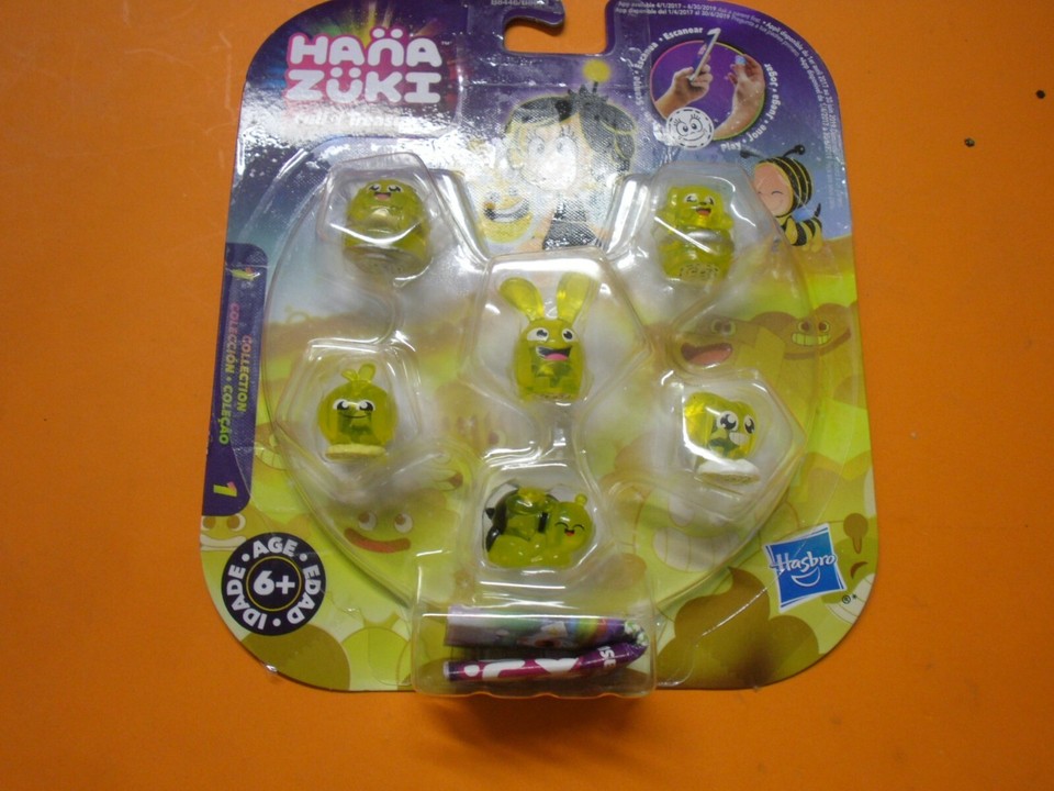 New ! 6PK HANAZUKI Treasure Feisty Fury Toy RED Purple or Yellow ...