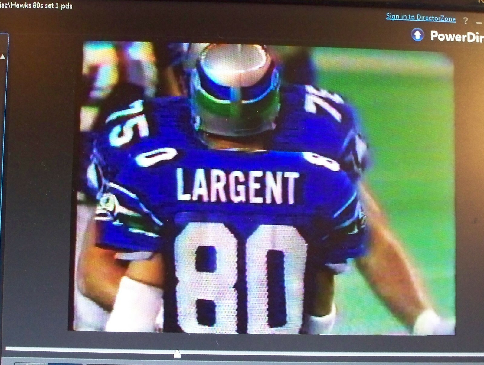 Seattle Seahawks the 1980's DVD. The BOZ, Dave Krieg, Steve Largent HI ...